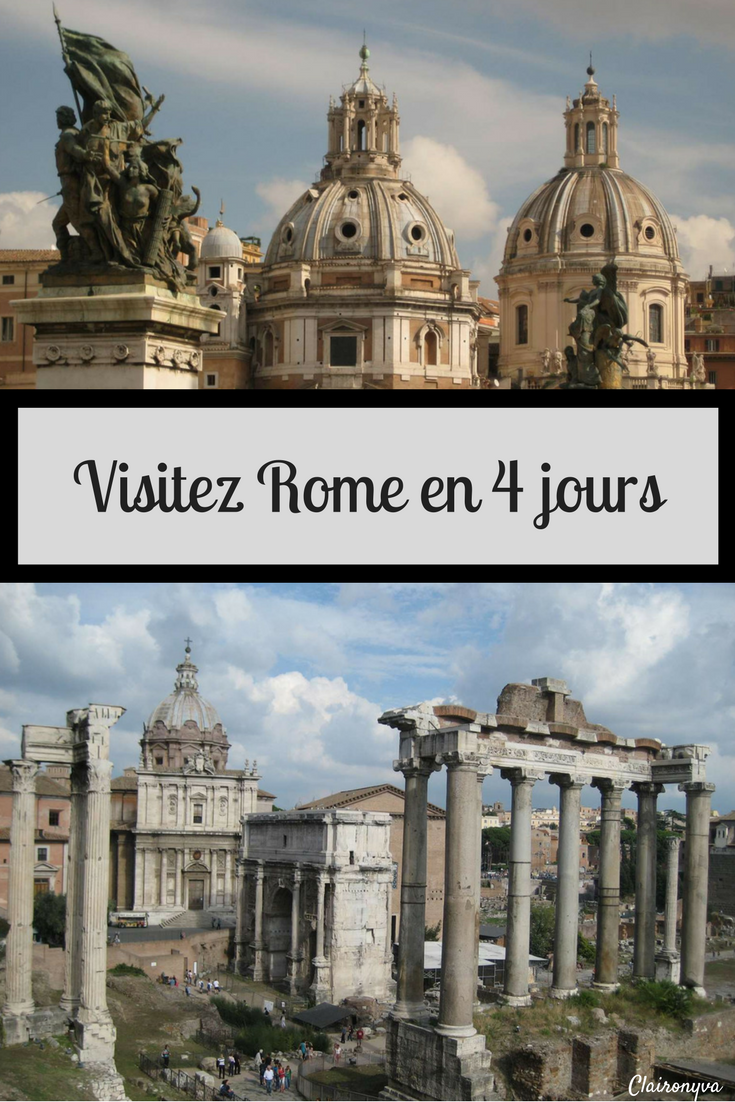 Visite de la belle Rome pendant 4 jours